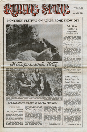 Rolling Stones Magazine 1967